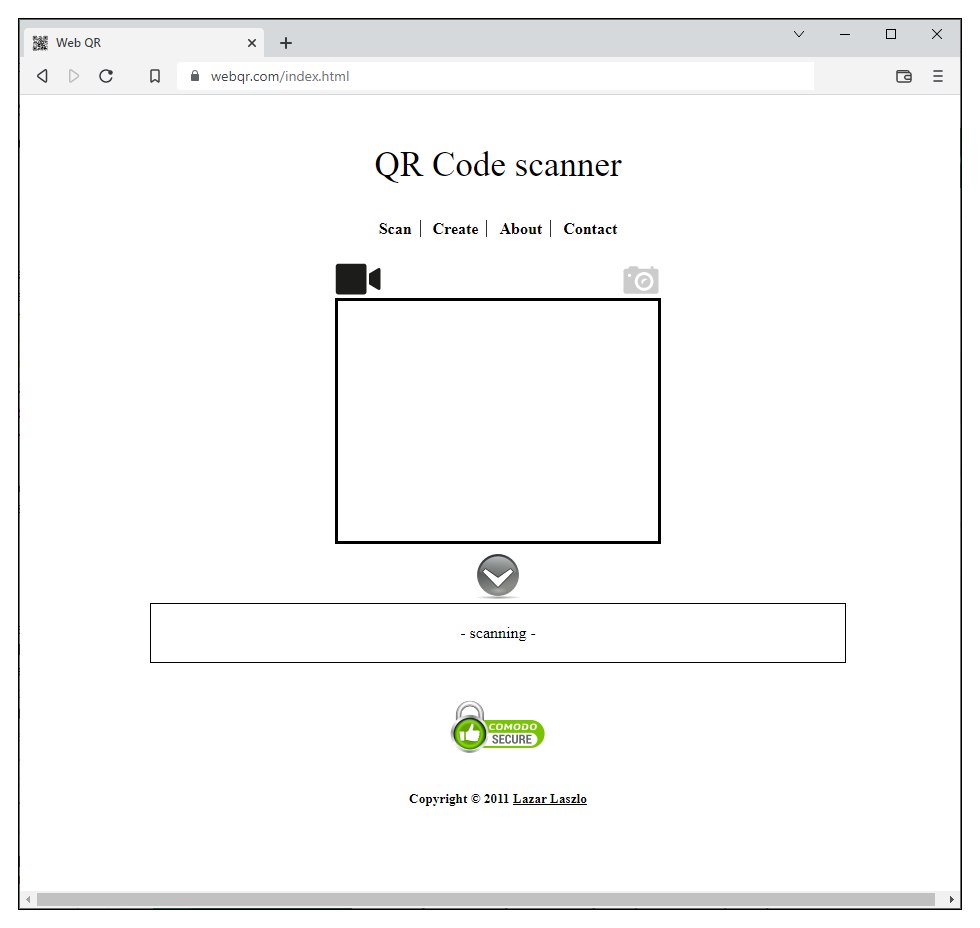 WebQR - Online QR Reader - DigiTools.app